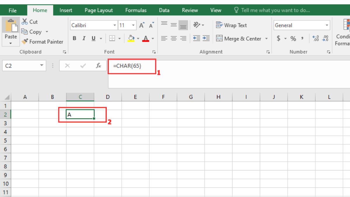 Hàm CHAR là gì? Cách sử dụng hàm CHAR trong Excel dễ hiểu